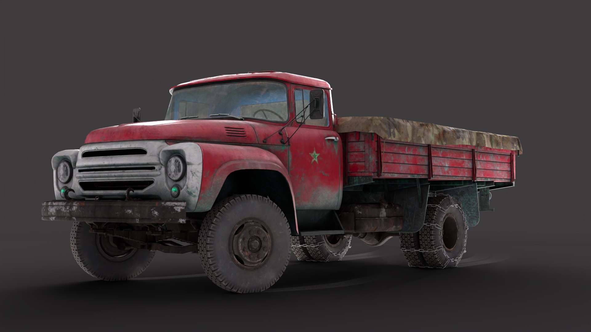 3D Heavy Utility Load Truck - TurboSquid 1650609