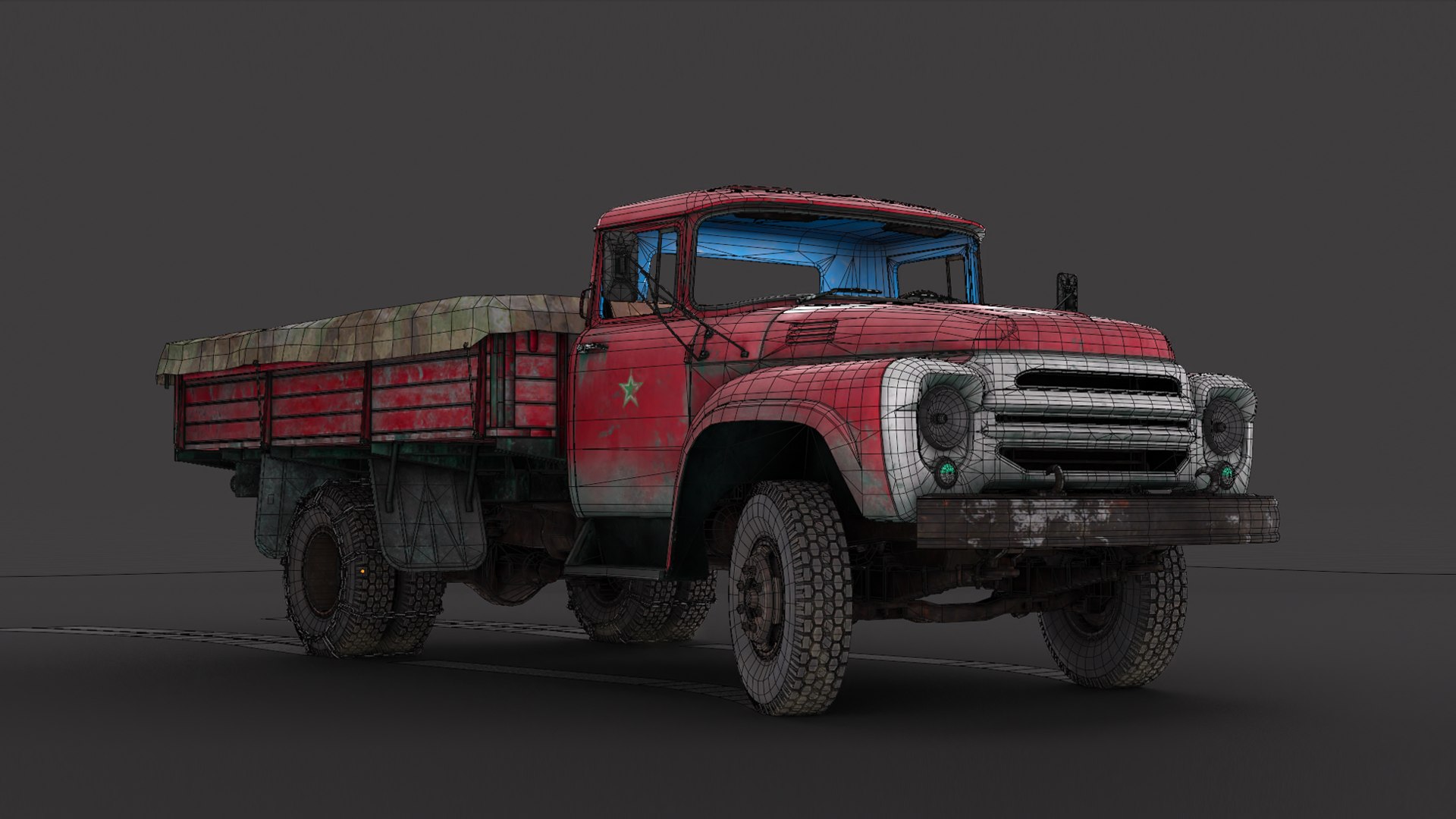 3D Heavy Utility Load Truck - TurboSquid 1650609