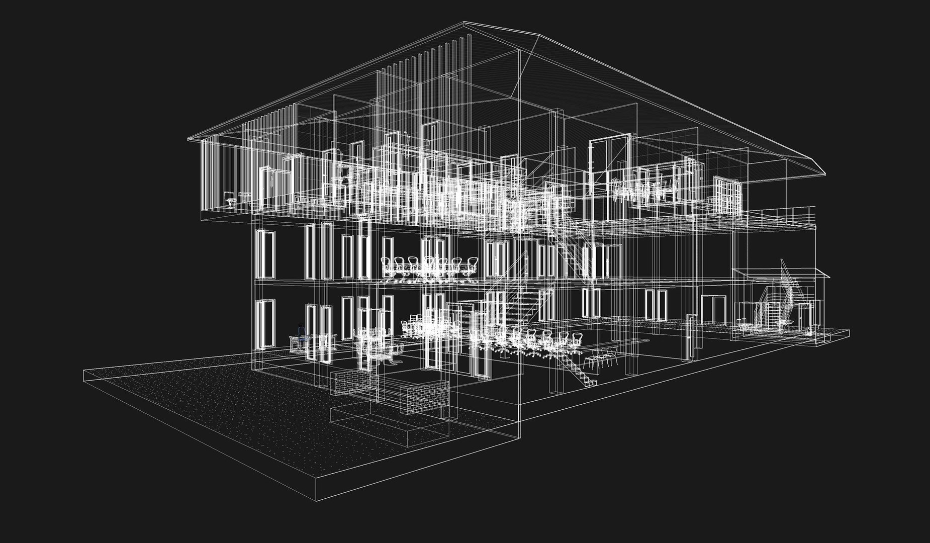 3D Model Home Office In REVIT - TurboSquid 2170294