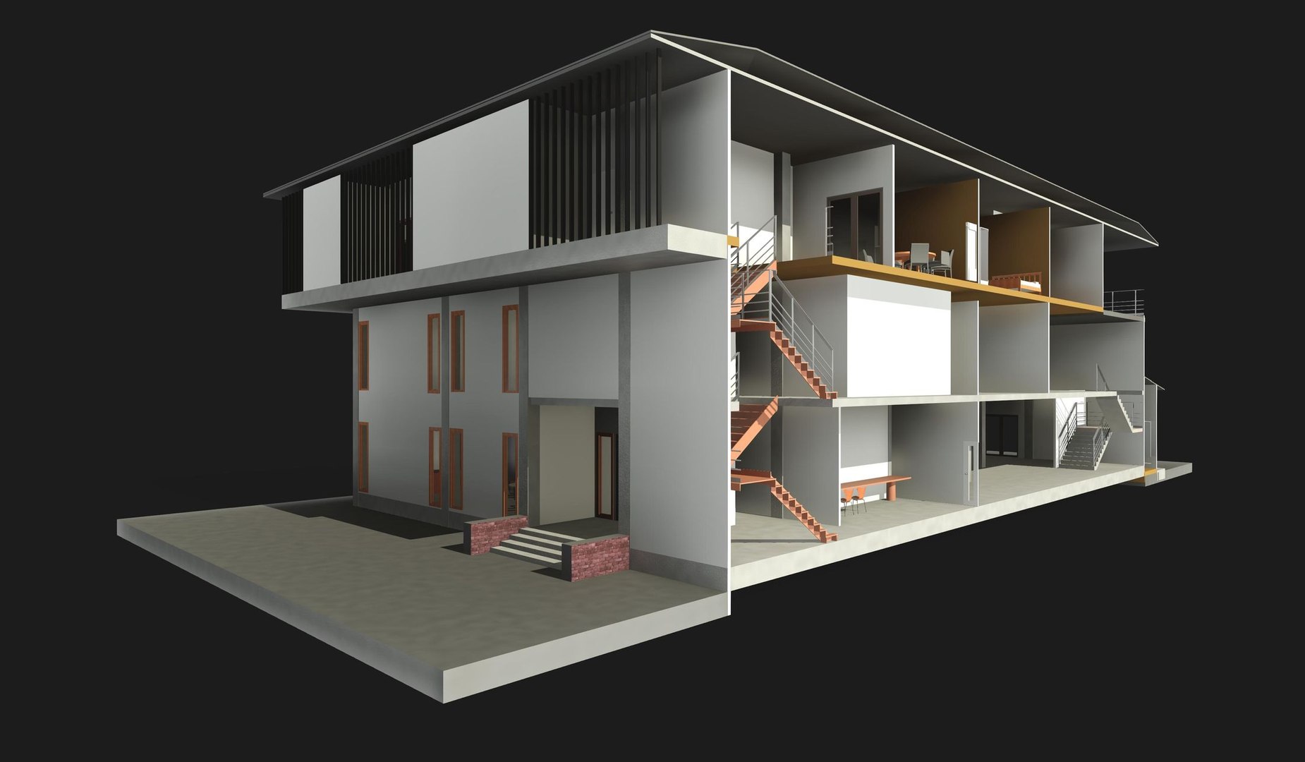 3D Model Home Office In REVIT - TurboSquid 2170294