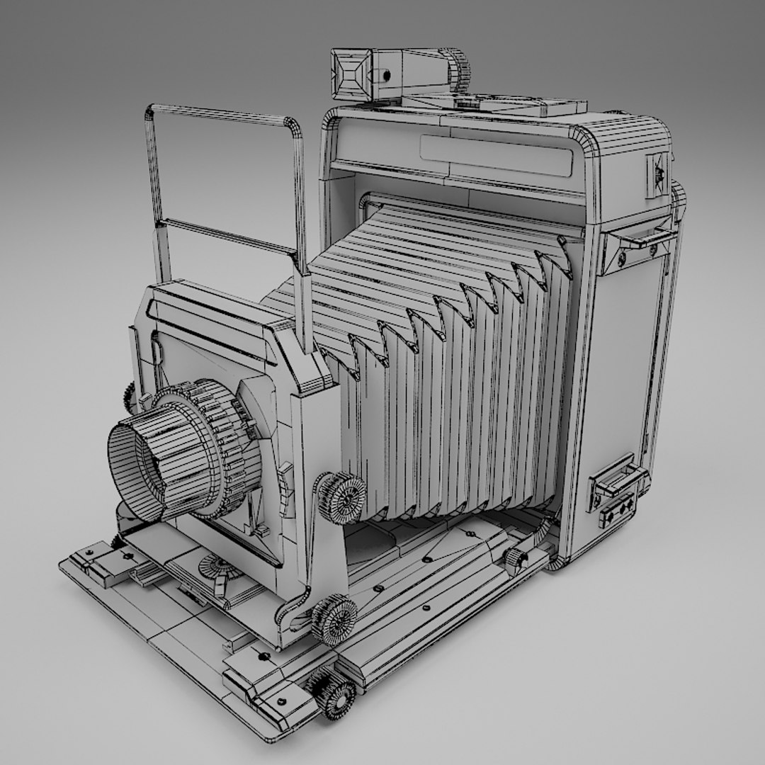 3d Model Graflex Retro Camera