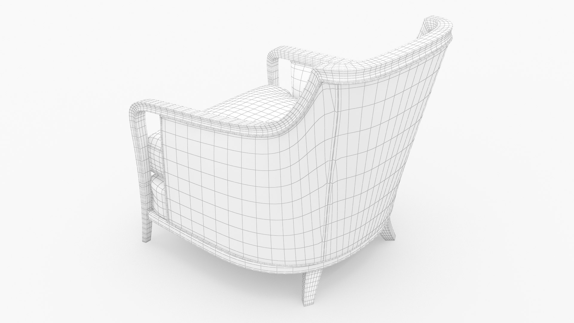 3D Baker Salon Chair Model - TurboSquid 2278119