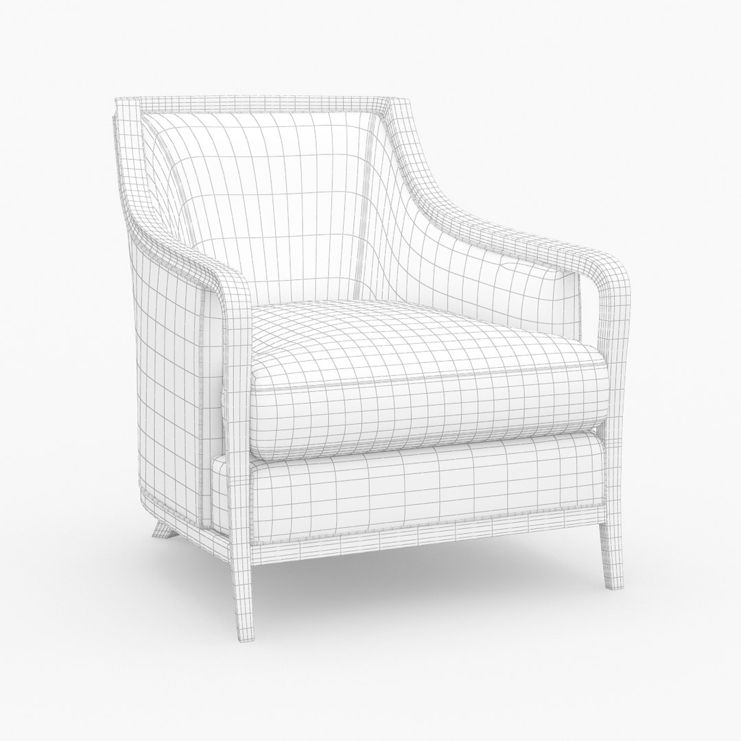 3D Baker Salon Chair Model - TurboSquid 2278119