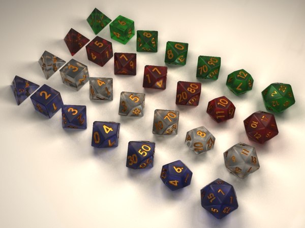 3d model dice