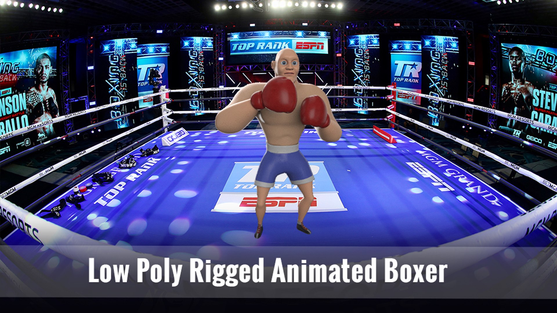 Boxer Character Model - TurboSquid 1600861