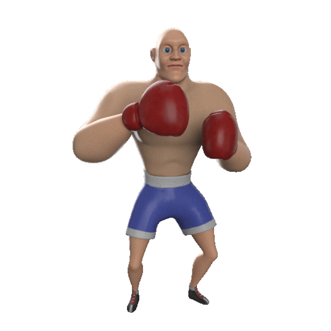 Boxer Character Model - TurboSquid 1600861
