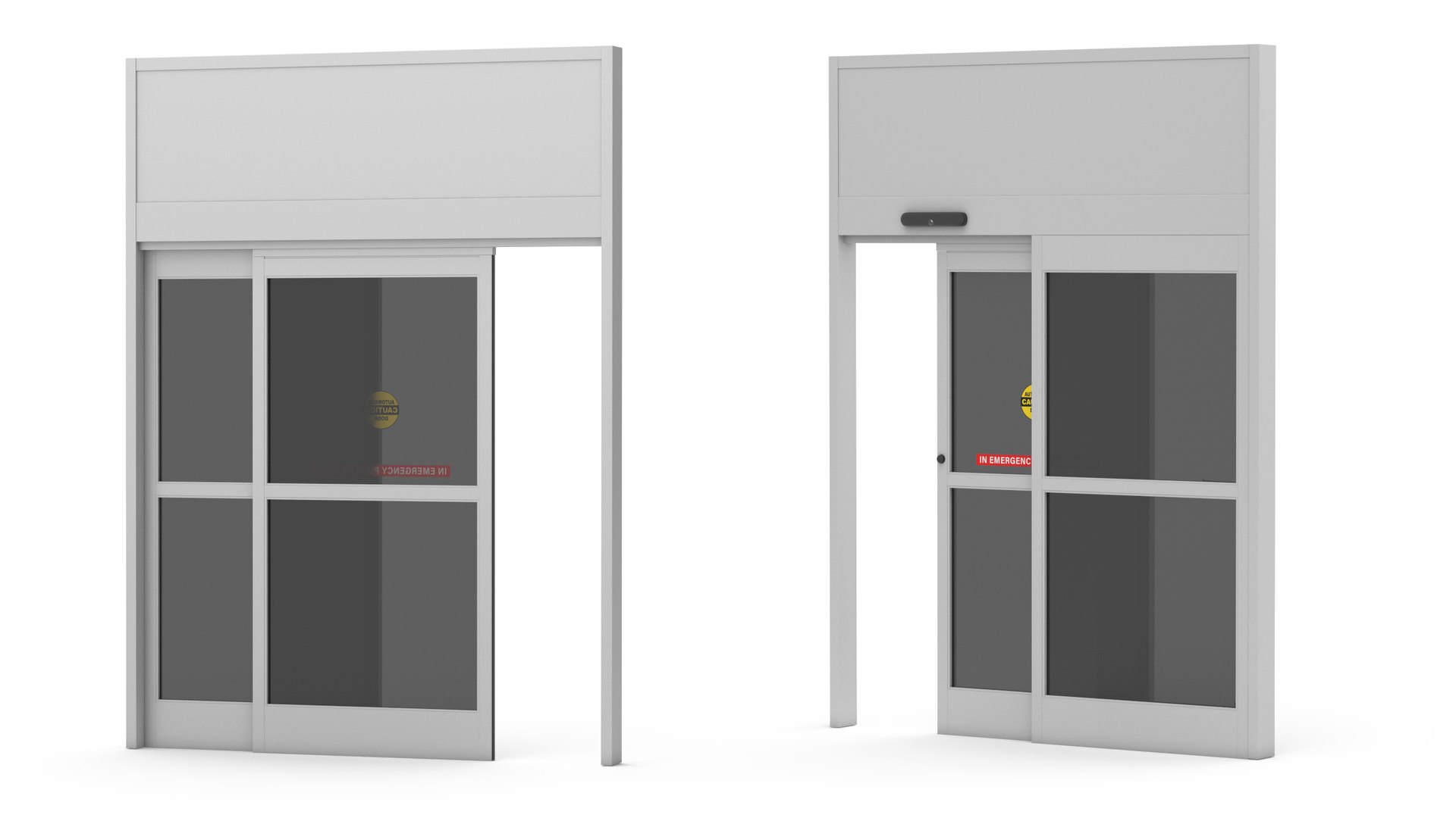 3D Concealed Sliding Door System Model - TurboSquid 2040947