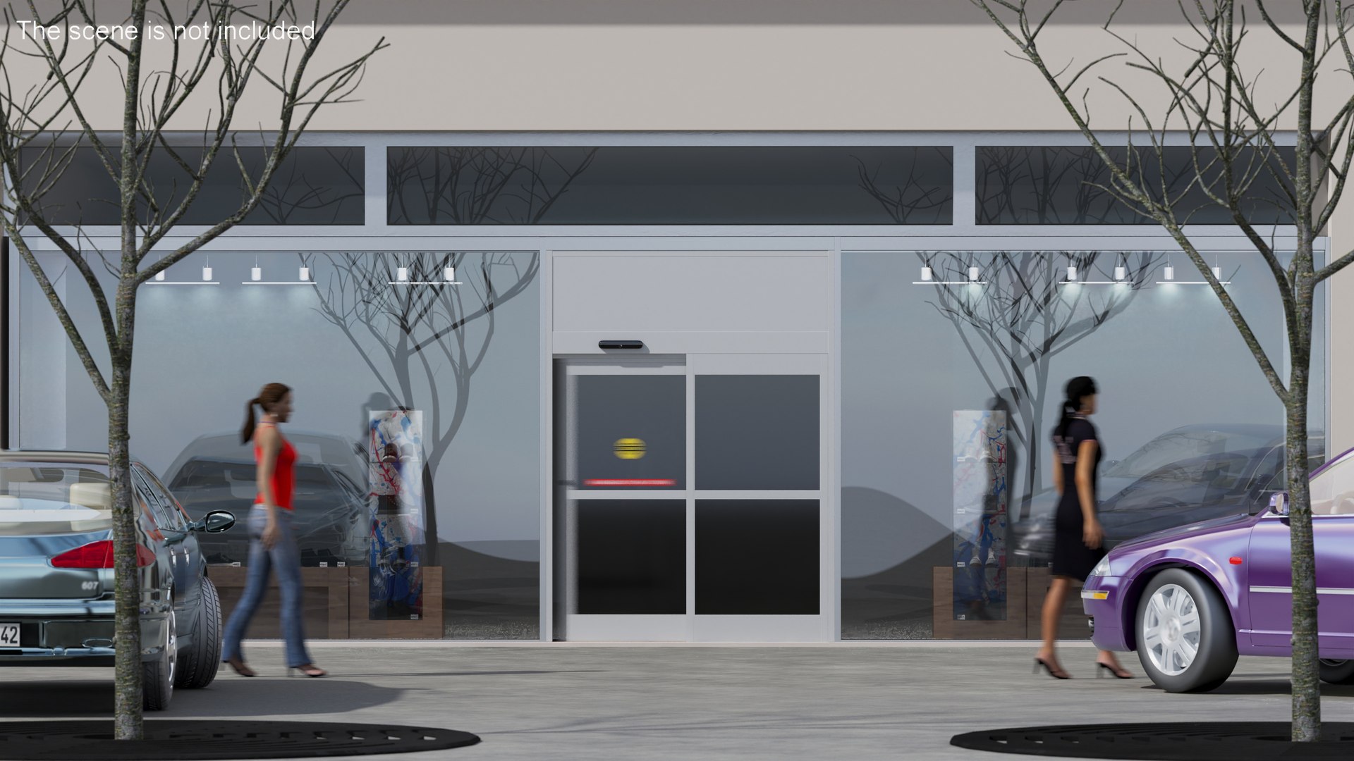 3D Concealed Sliding Door System Model - TurboSquid 2040947