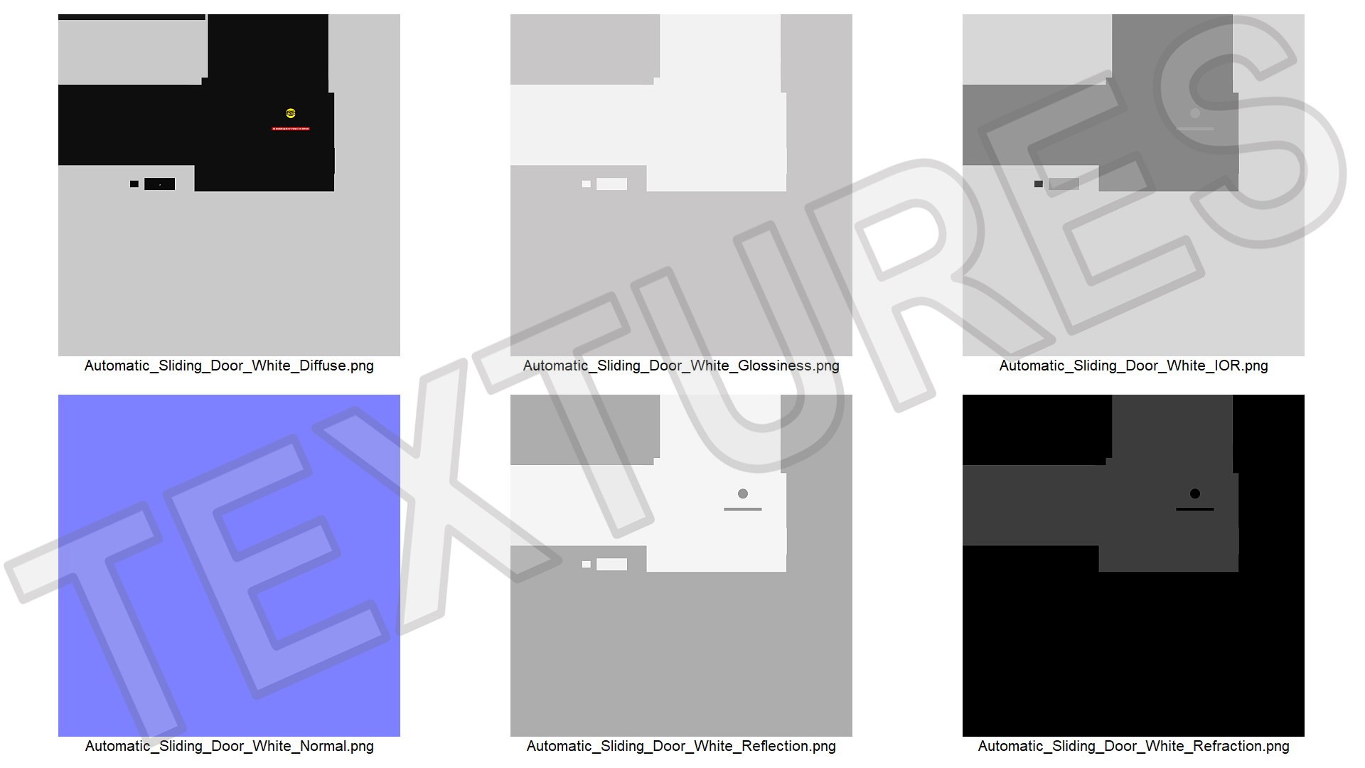 3D Concealed Sliding Door System Model - TurboSquid 2040947