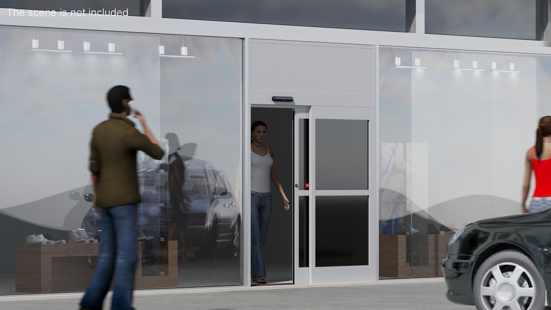 3D Concealed Sliding Door System Model - TurboSquid 2040947