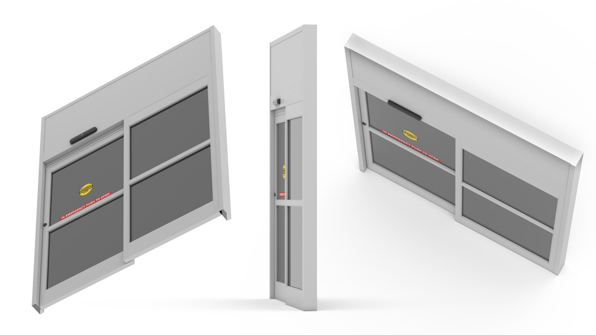 3D Concealed Sliding Door System Model - TurboSquid 2040947