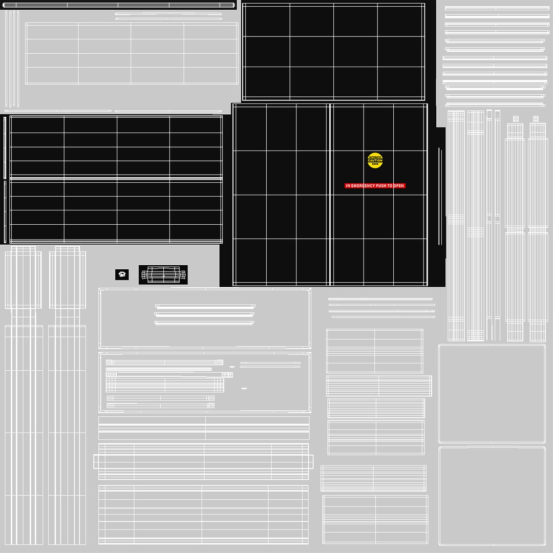 3D Concealed Sliding Door System Model - TurboSquid 2040947