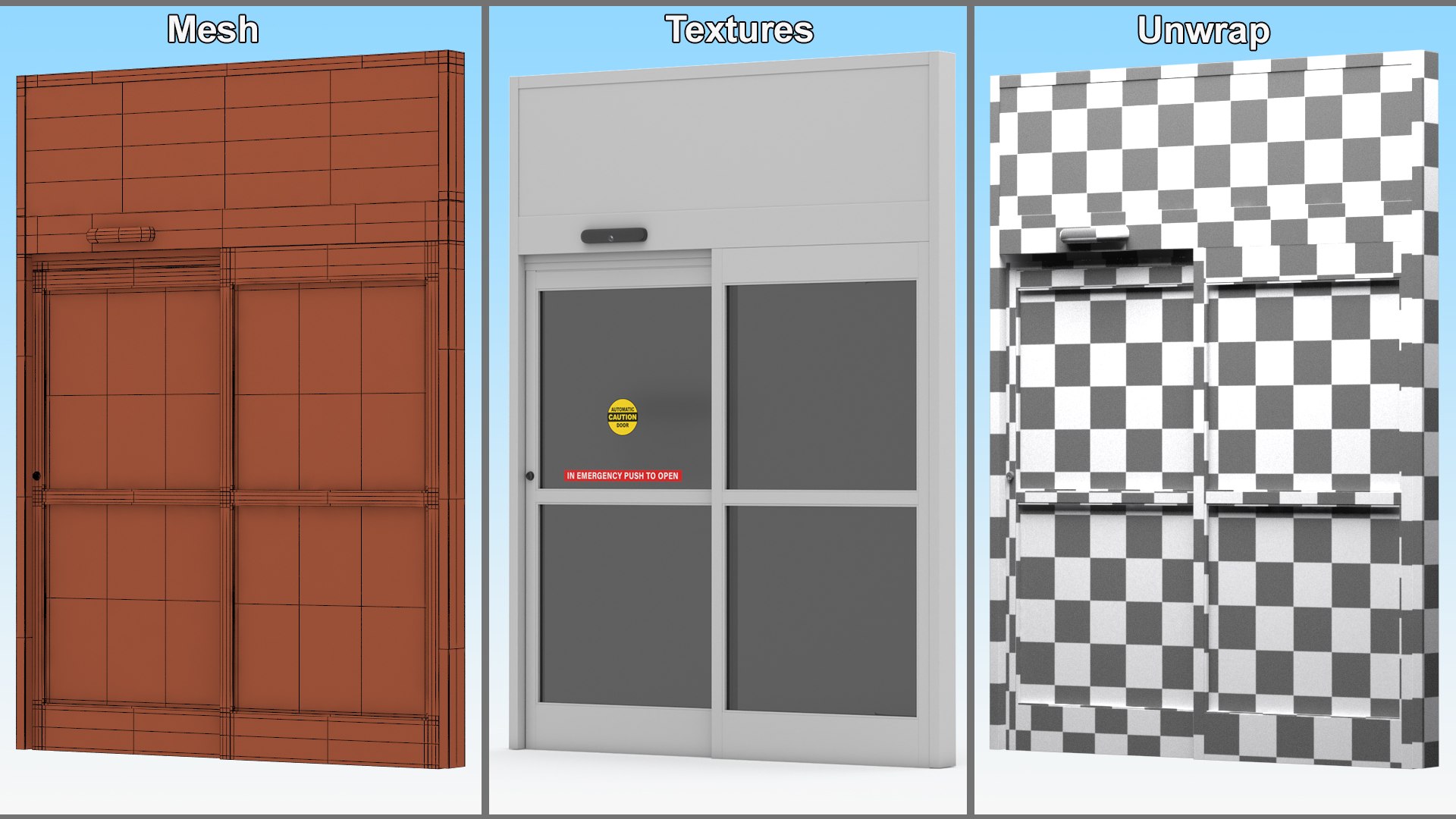3D Concealed Sliding Door System Model - TurboSquid 2040947