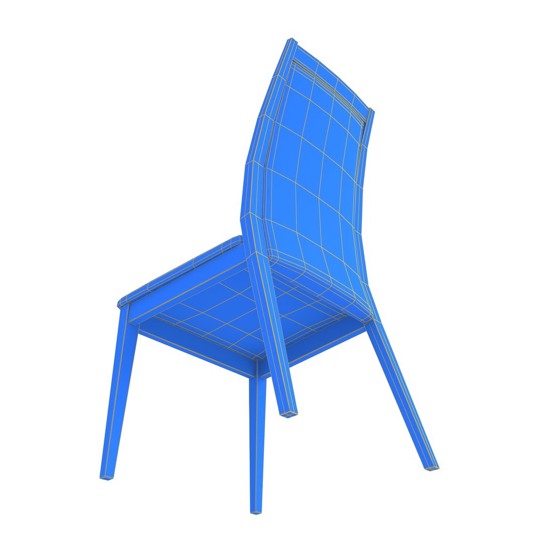 3d Model Of Chair Olivo Godeassi Cortina