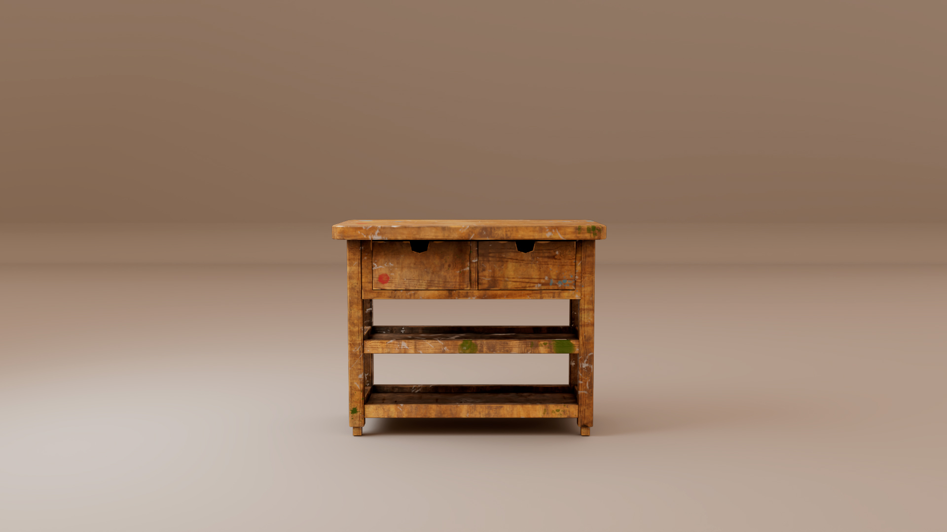 3D Lowpoly Stylized Workbench - TurboSquid 1962150