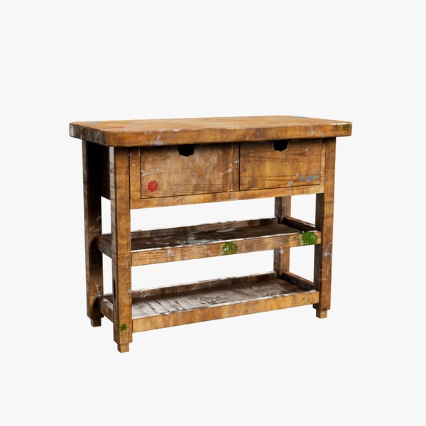 3D lowpoly stylized workbench - TurboSquid 1962150