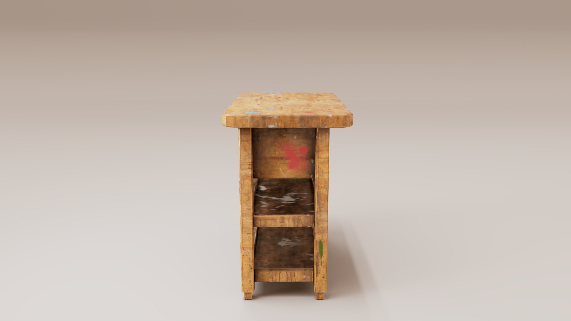 3D Lowpoly Stylized Workbench - TurboSquid 1962150