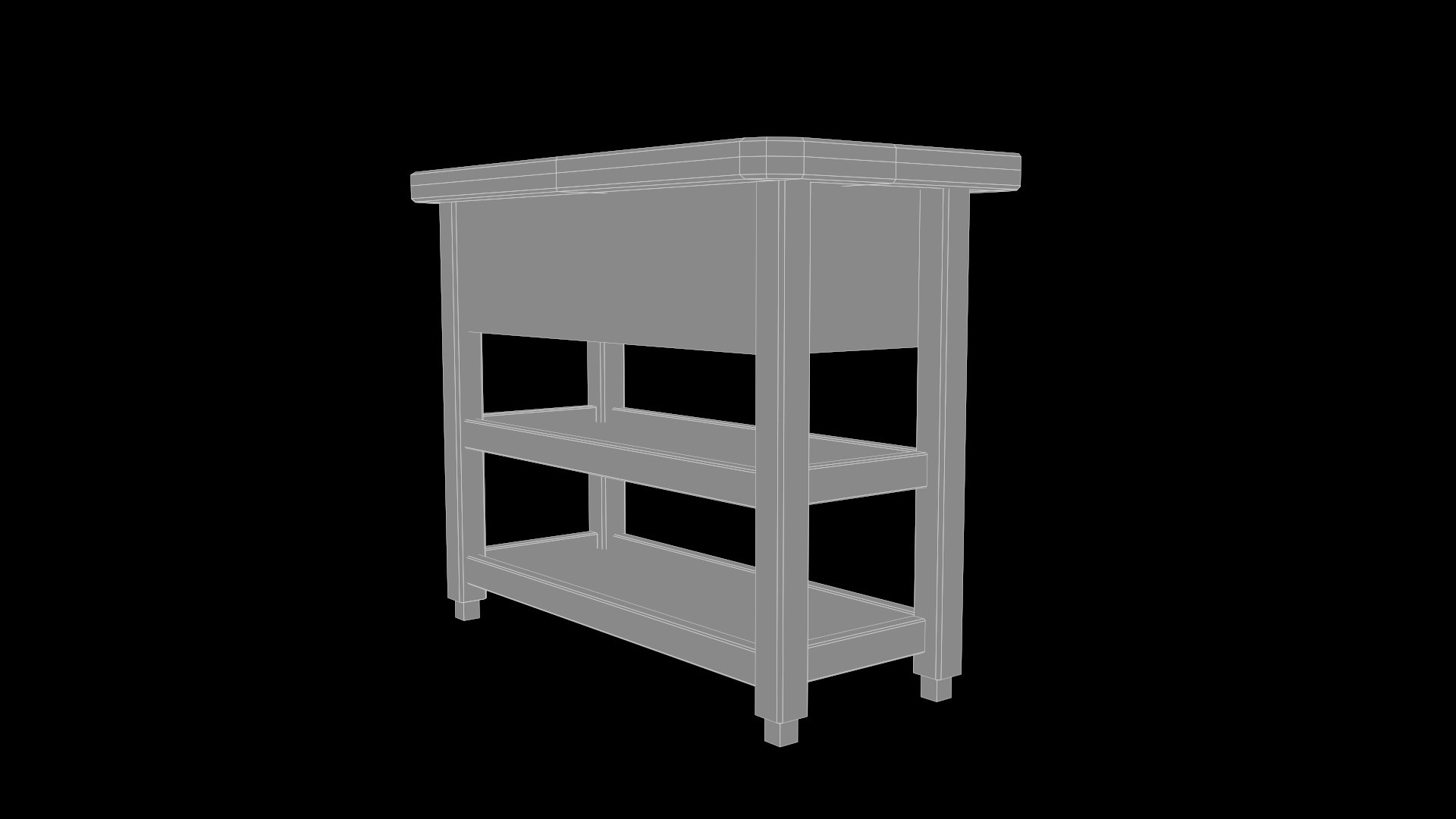 3D Lowpoly Stylized Workbench - TurboSquid 1962150