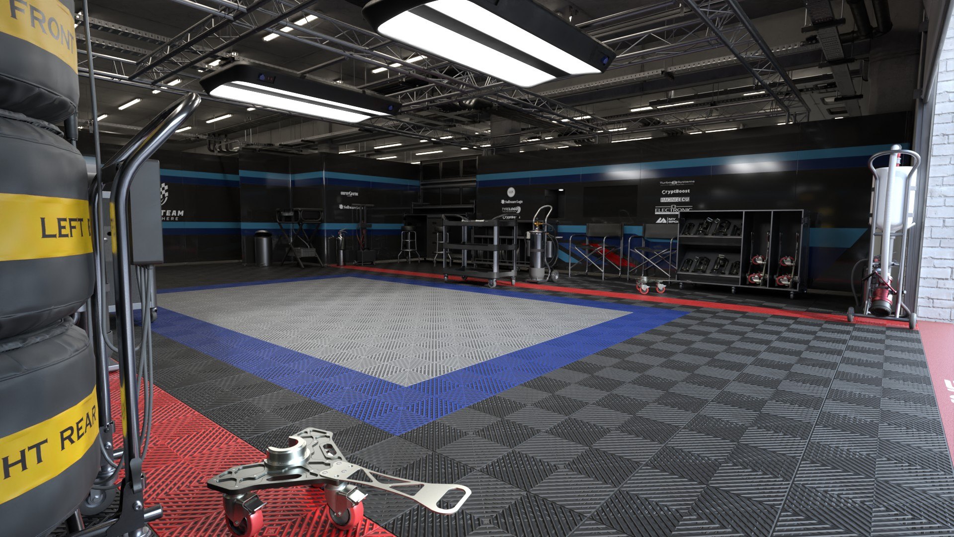 Racing Team Garage 6 Equipped 3D Model - TurboSquid 2280523