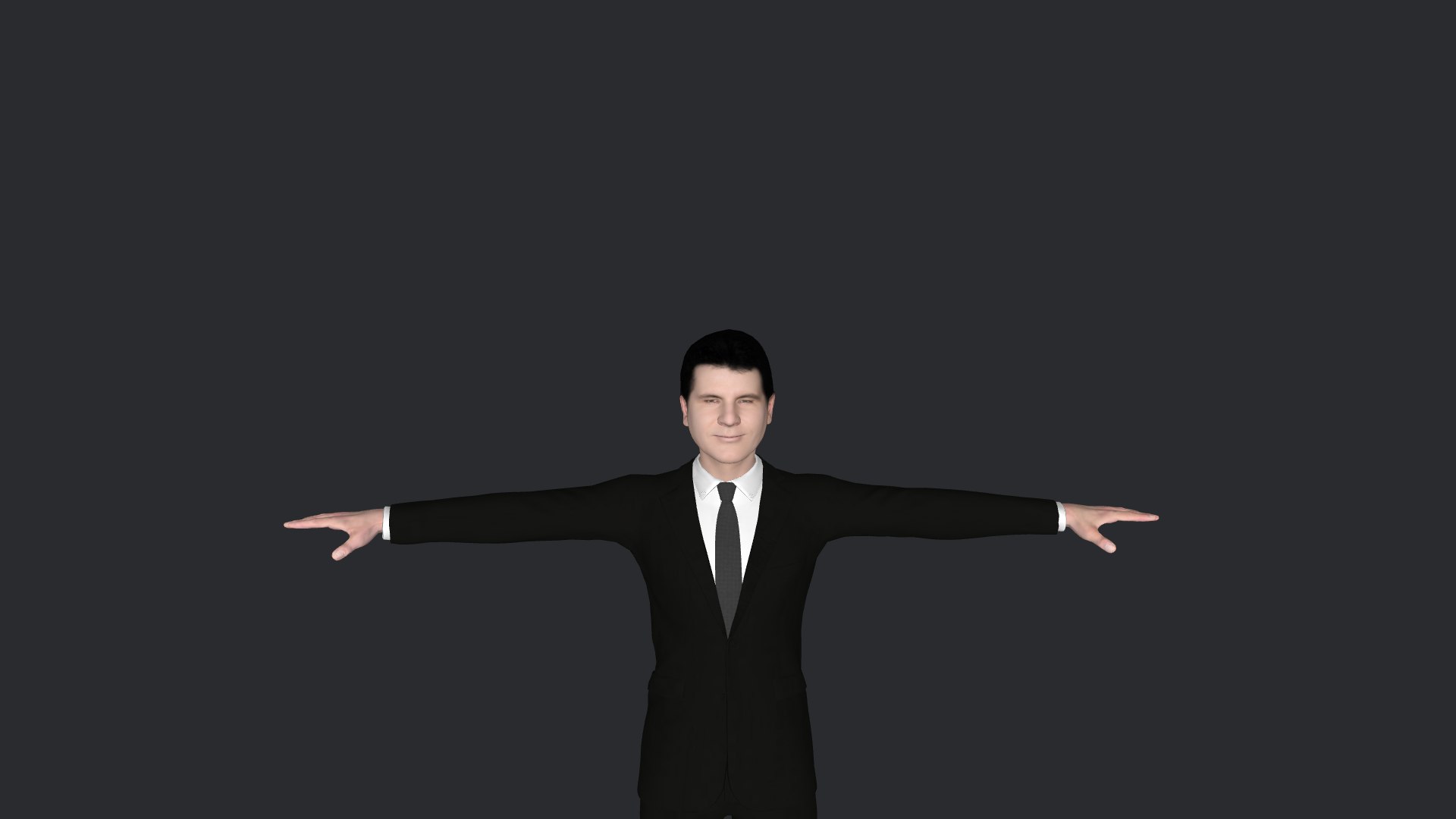 3D Simon Cowell Hyper Realistic Full Body Fully Rigged 3D Character ...