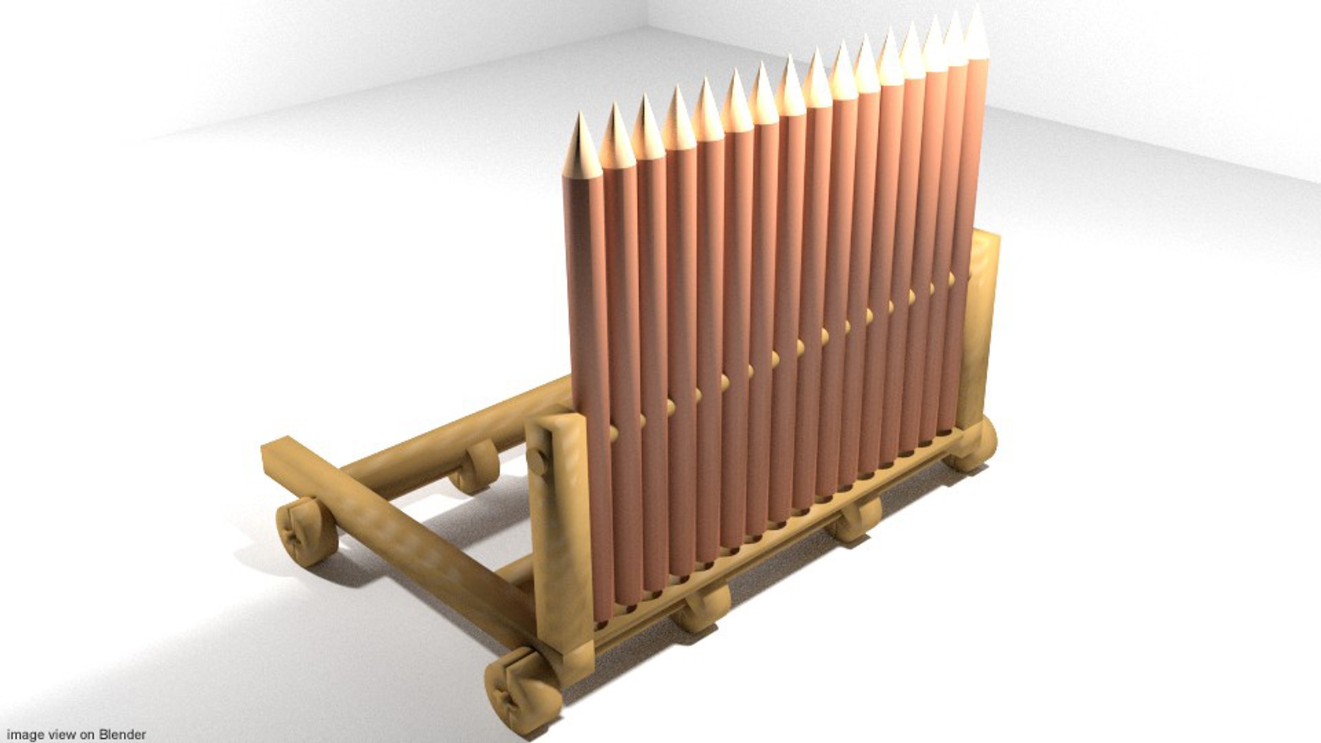 3d Model Of Ramp Ram Siegecraft