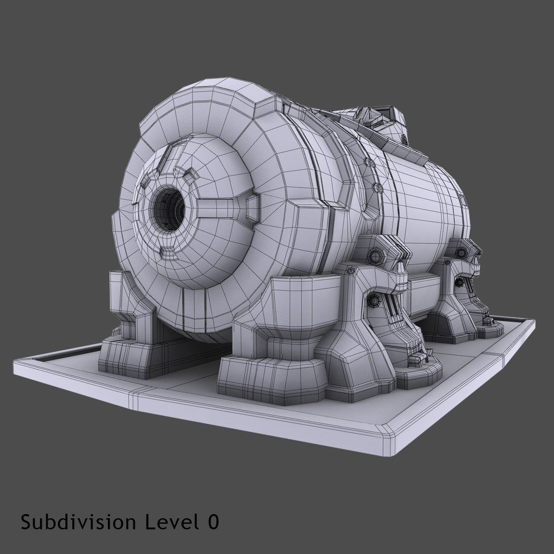 Max Futuristic Sci-fi Container