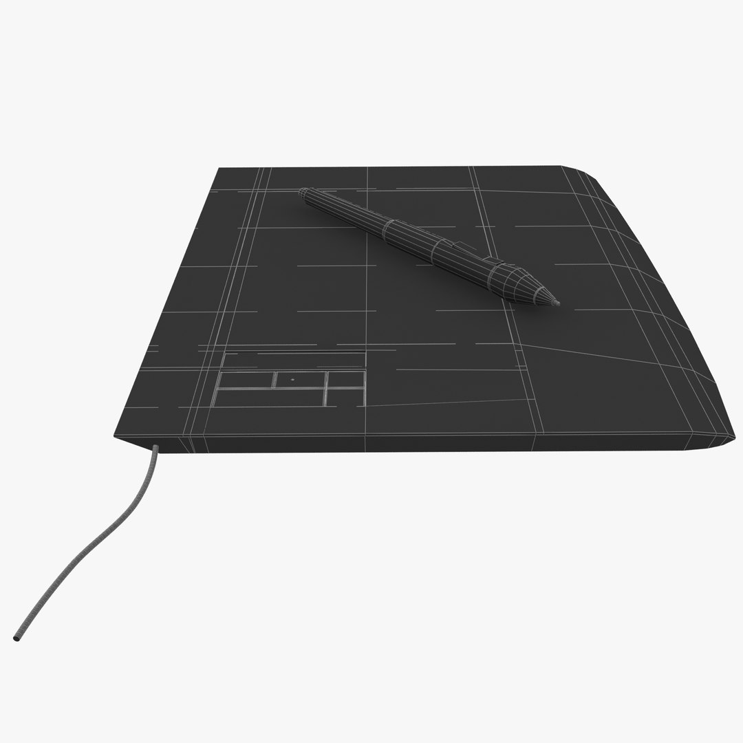 Wacom Intuos 3 3d Model