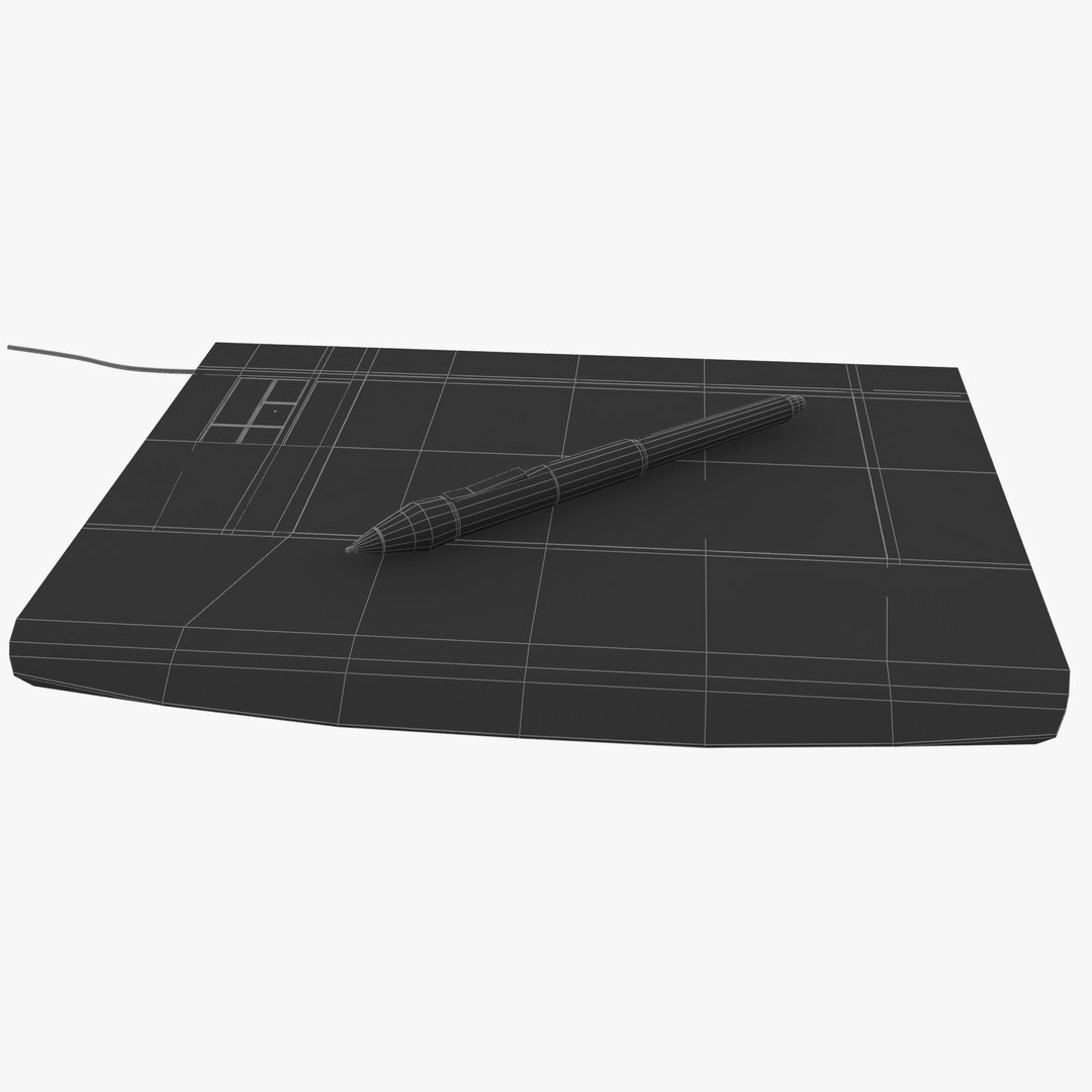 Wacom Intuos 3 3d Model