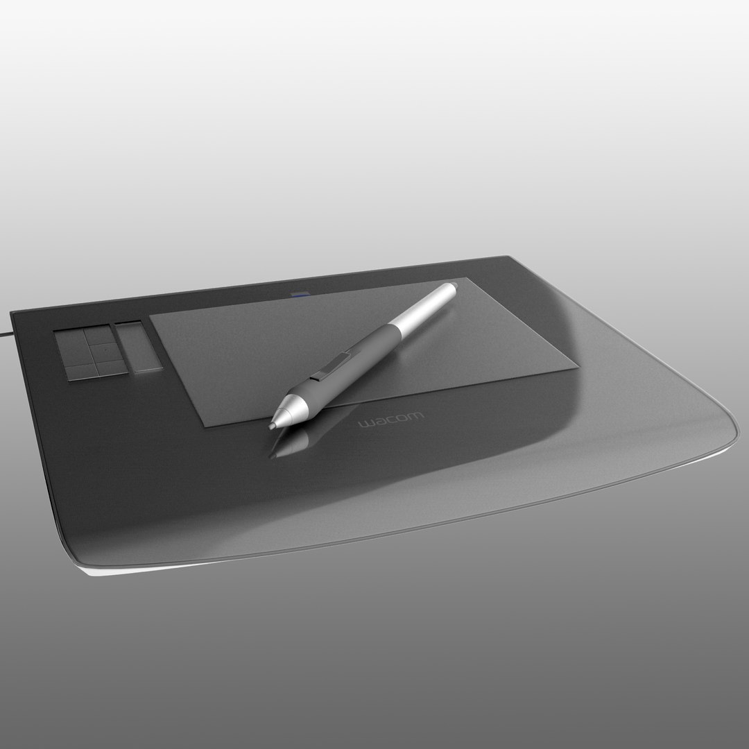 Wacom Intuos 3 3d Model