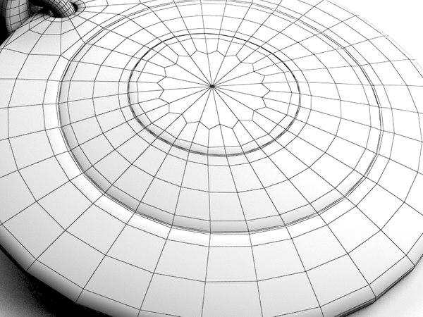 3d model seashell pendant