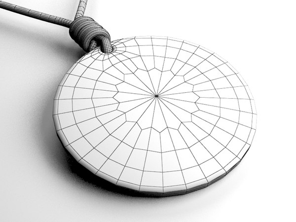 3d model seashell pendant