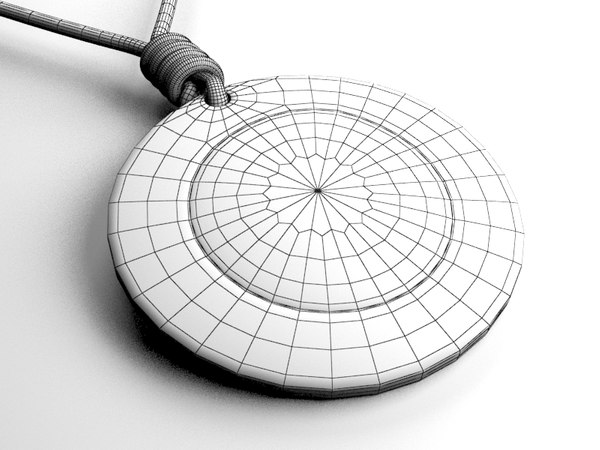 3d model seashell pendant