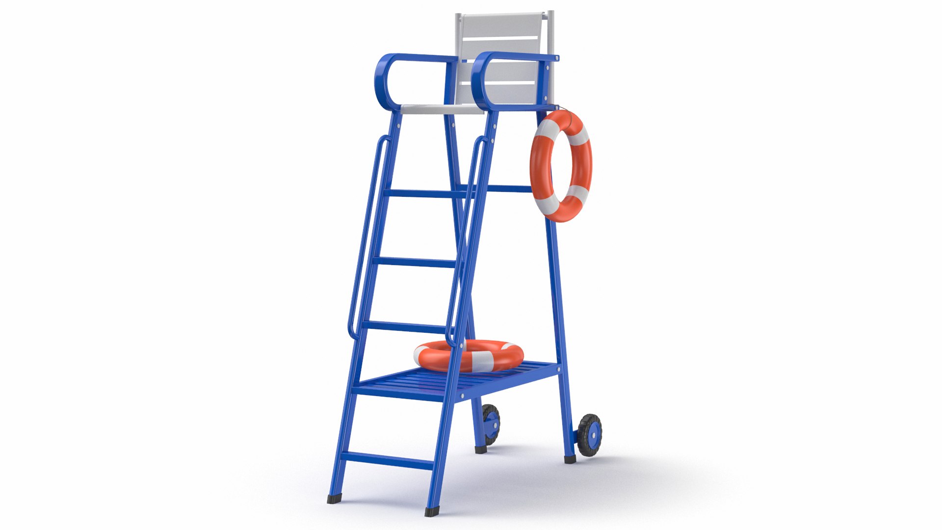 Lifeguard Chair 01 3D Model - TurboSquid 2033031