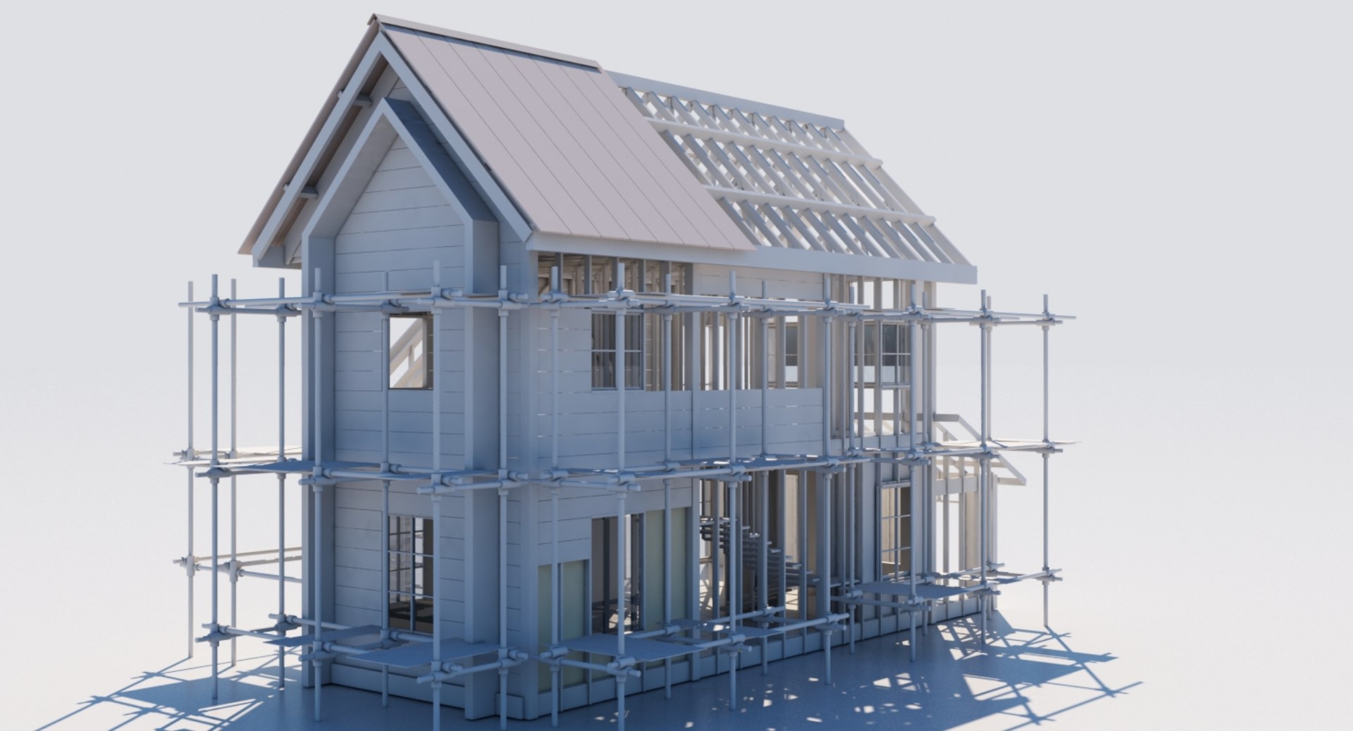 Building Construction Model - TurboSquid 1239402