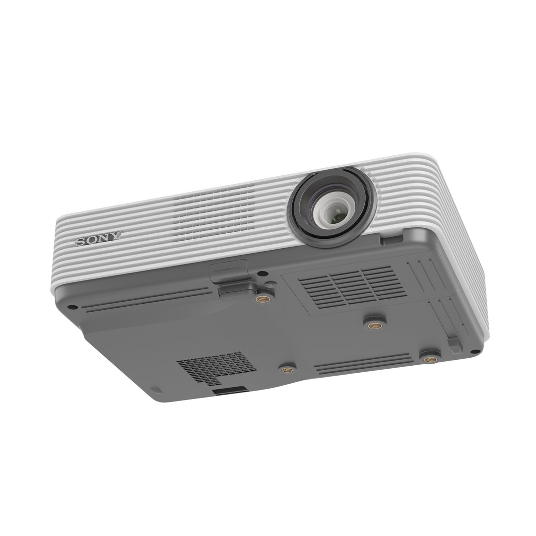 3D Projector Sony VPL DX221 With Screen Set 3DStudio - TurboSquid 1854923