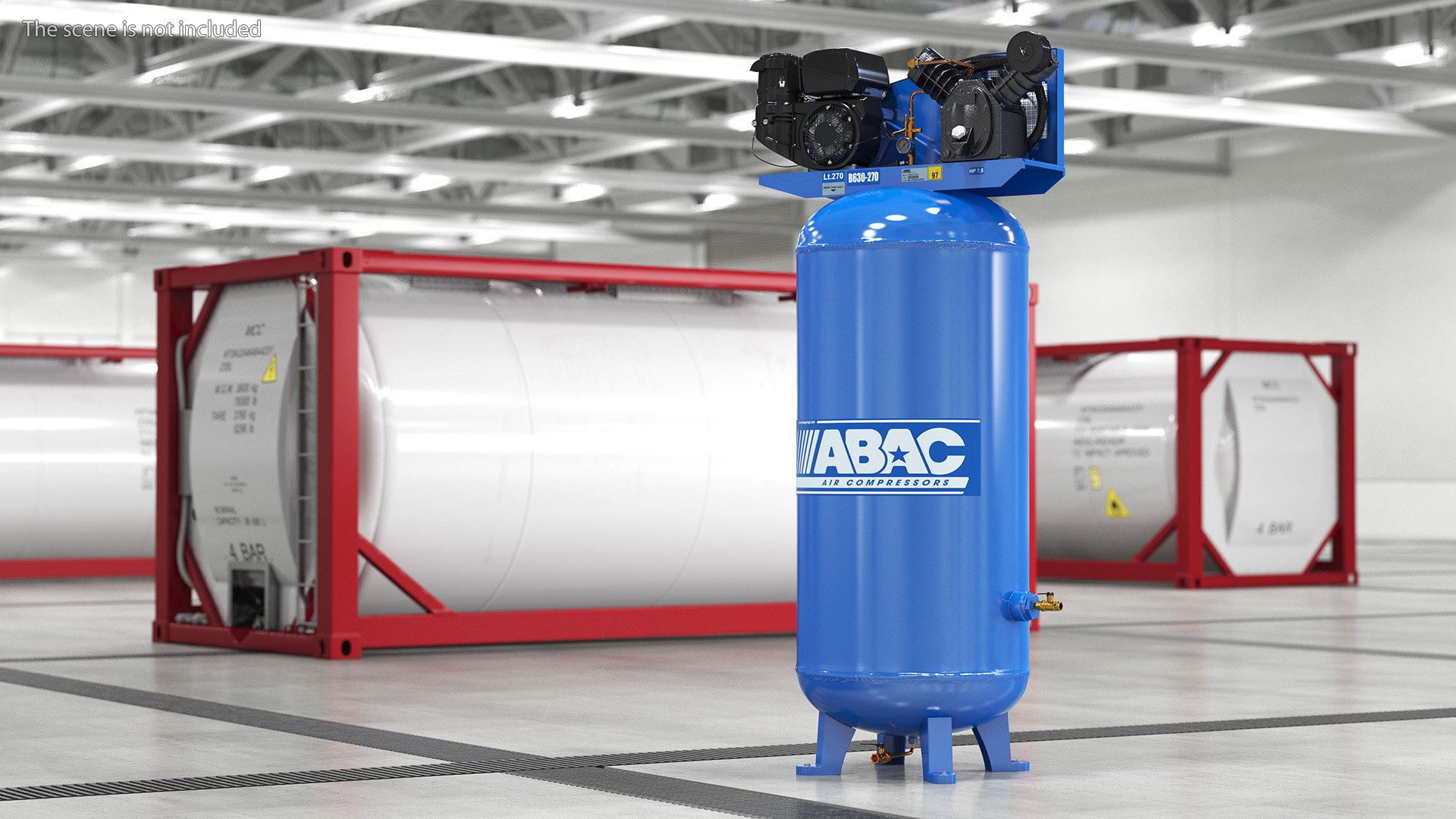 Vertical Piston Air Compressor by ABAC 3D model - TurboSquid 2177456