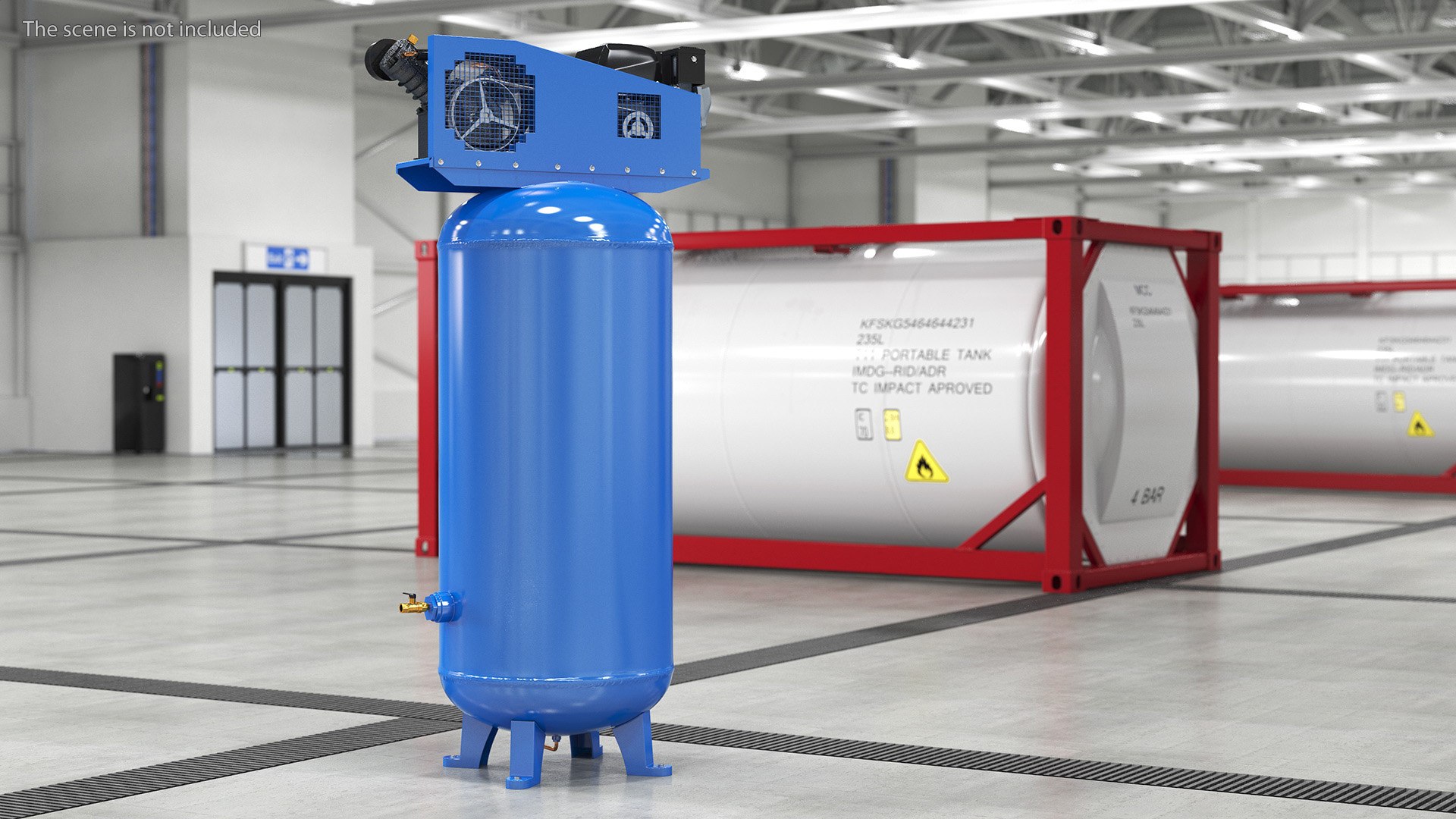 Vertical Piston Air Compressor By ABAC 3D Model - TurboSquid 2177456