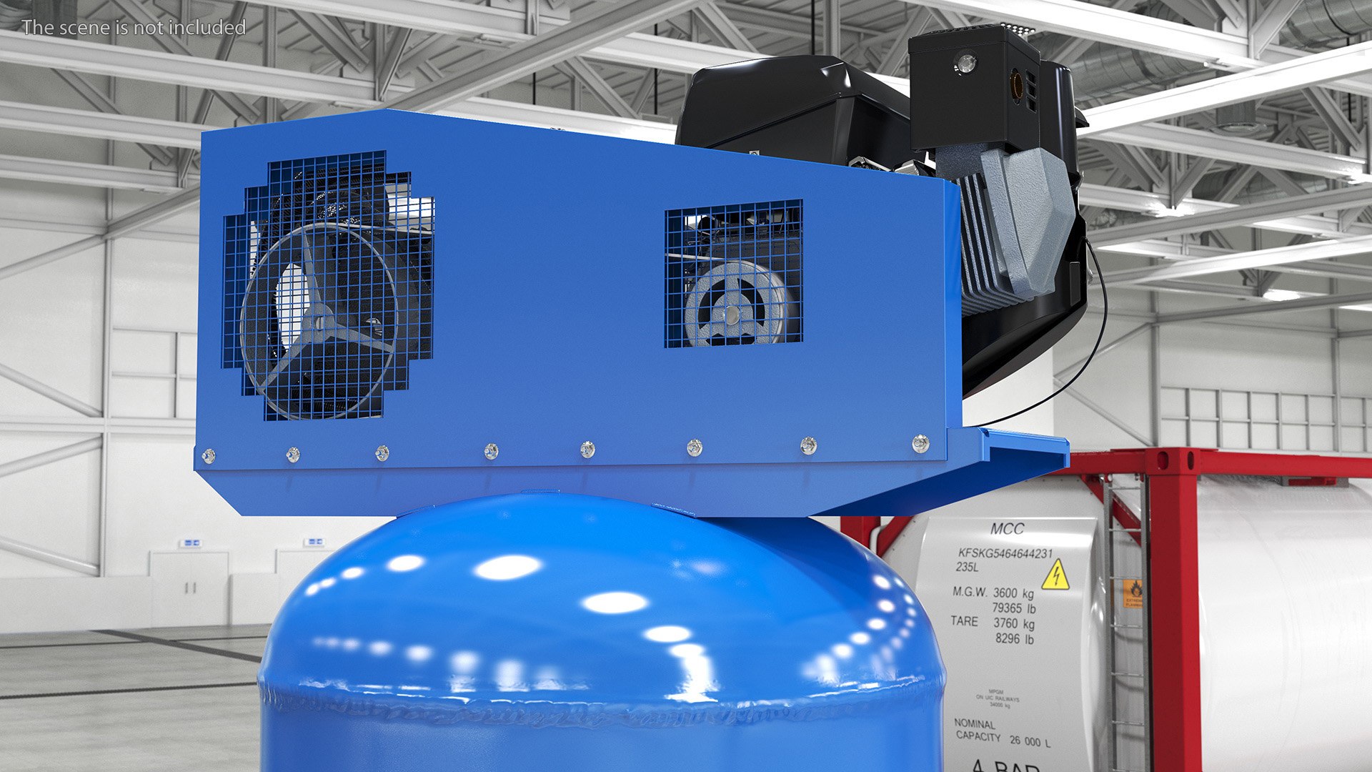 Vertical Piston Air Compressor by ABAC 3D model - TurboSquid 2177456