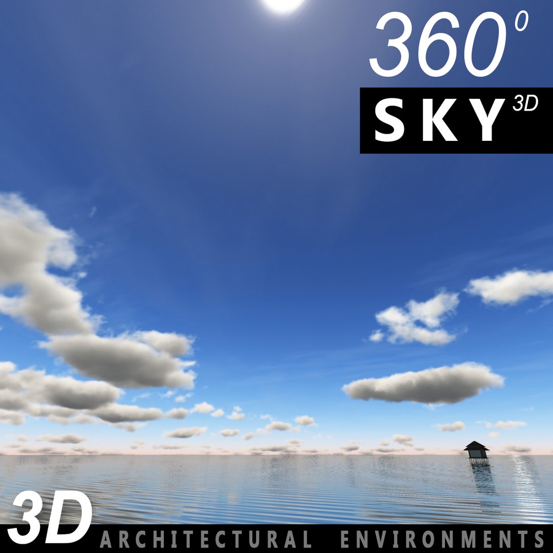 3d model sky clouds
