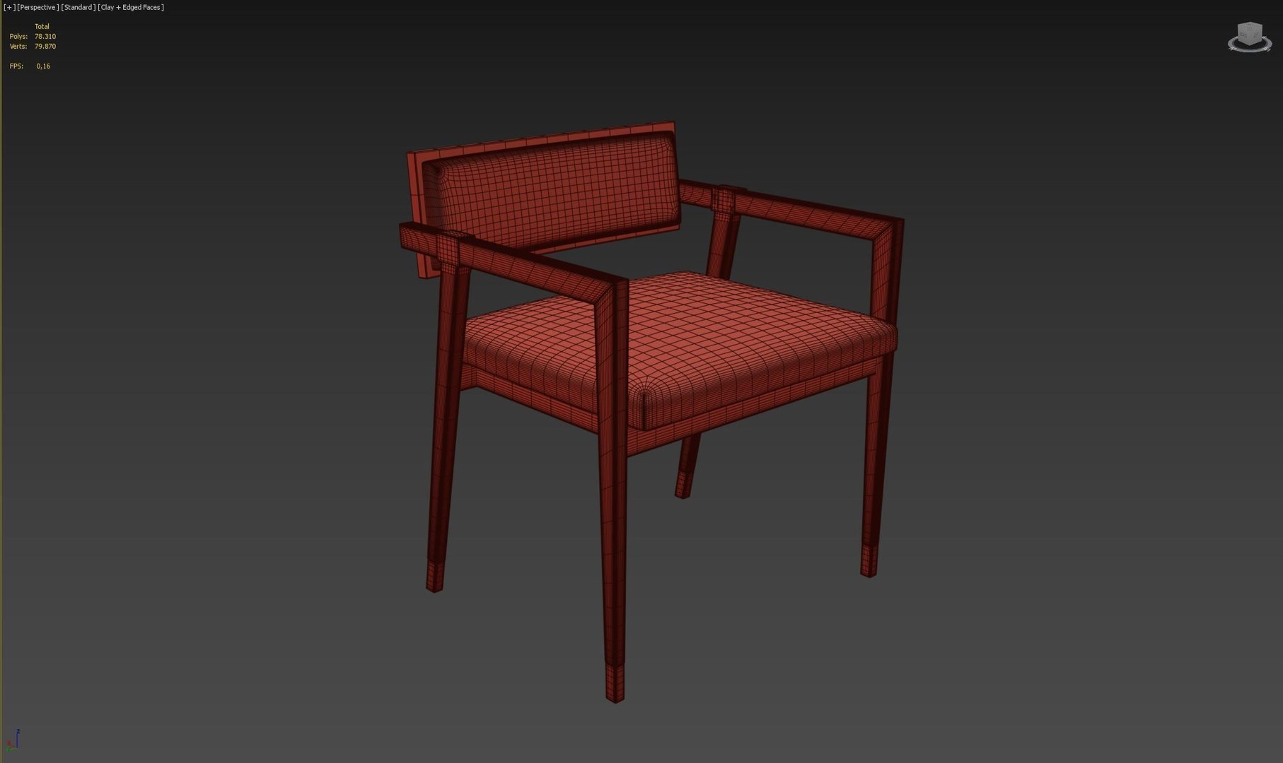 3D Model Pascal Dining Chair - TurboSquid 2182361