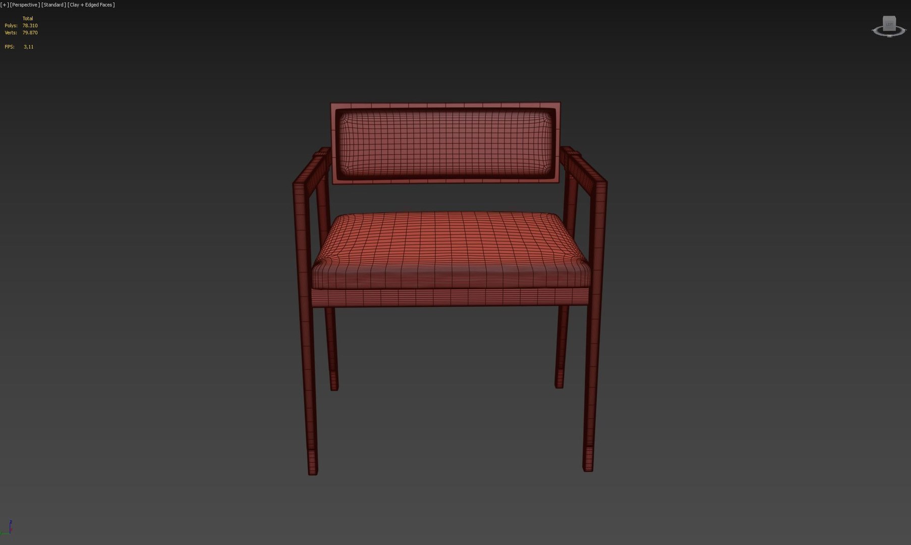 3D Model Pascal Dining Chair - TurboSquid 2182361