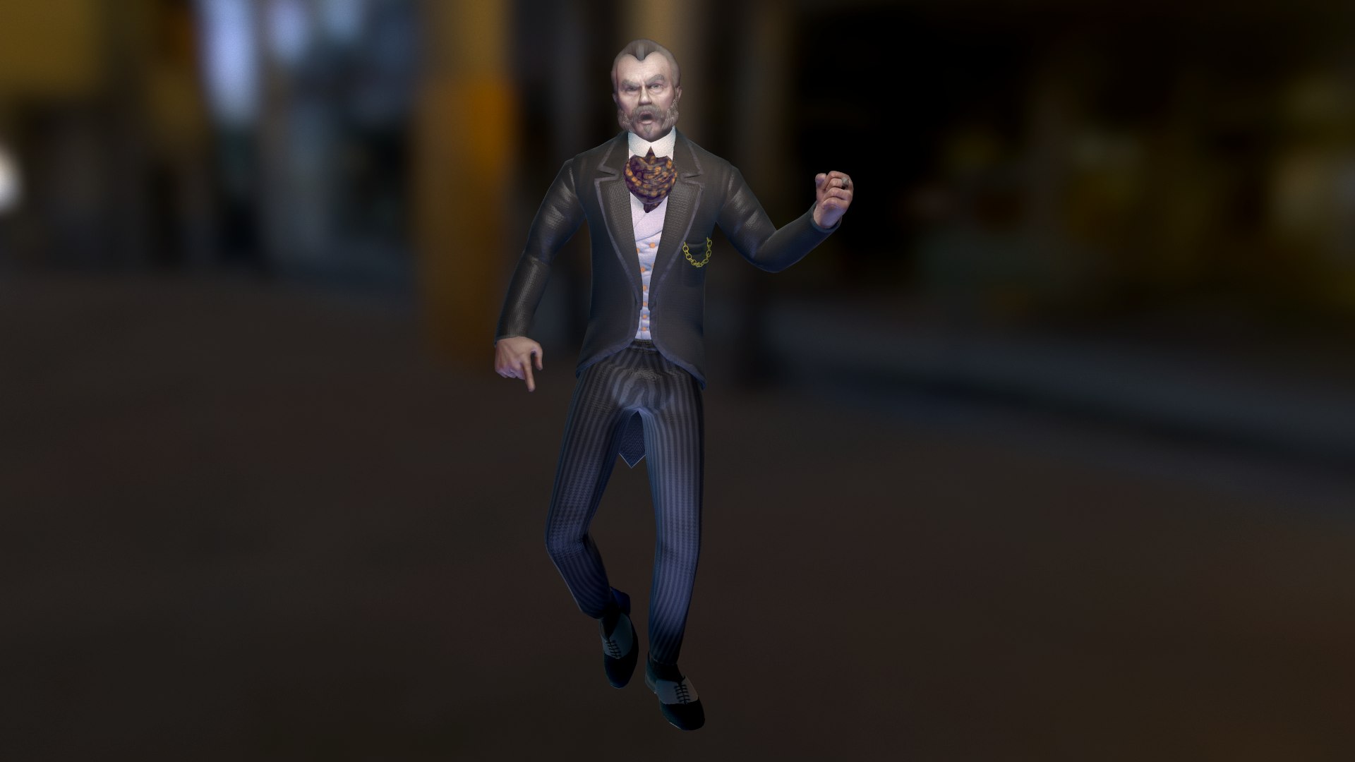 Shady Gentleman Gen 3d Model