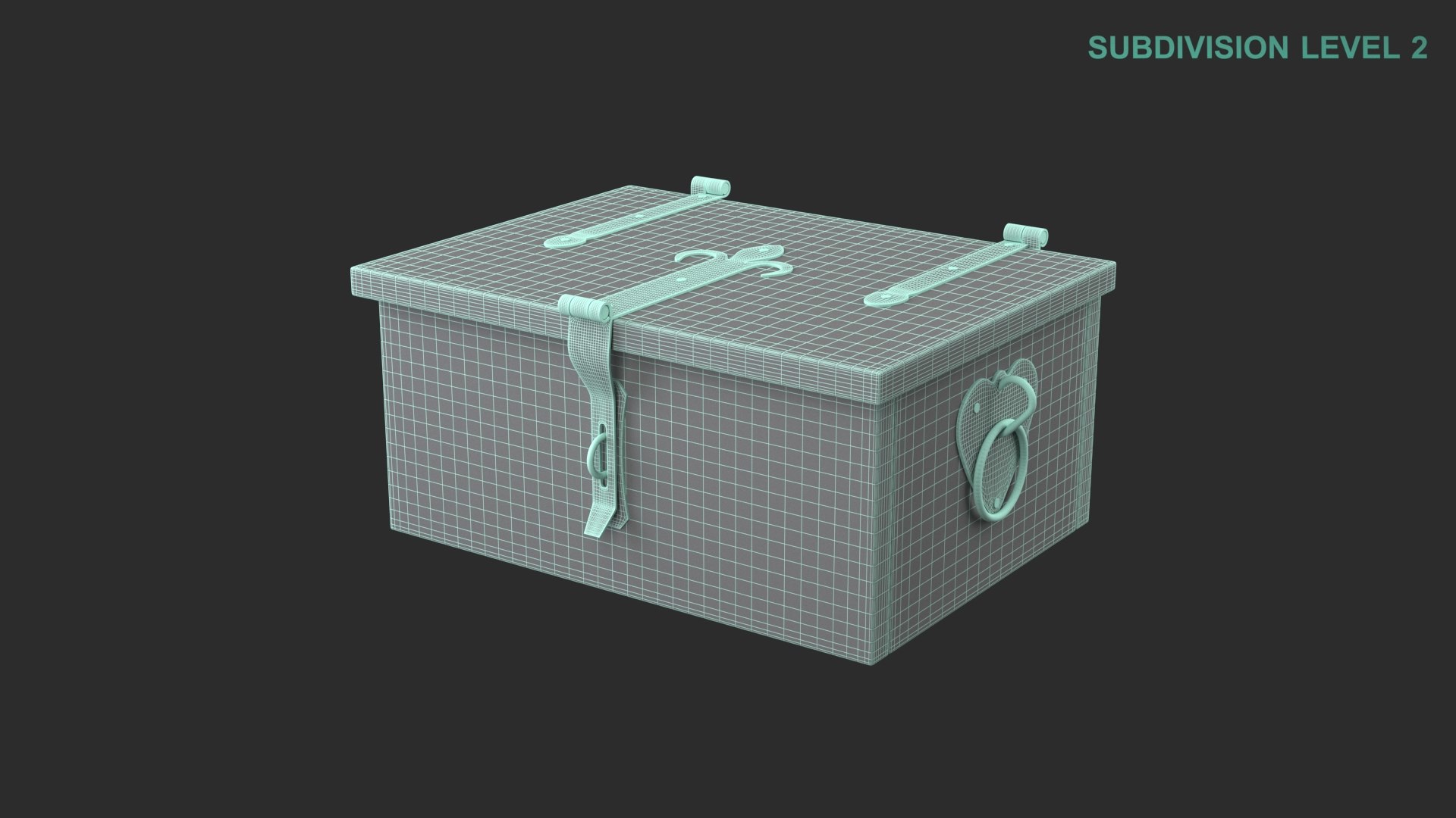 3D Wooden Box - TurboSquid 2016528