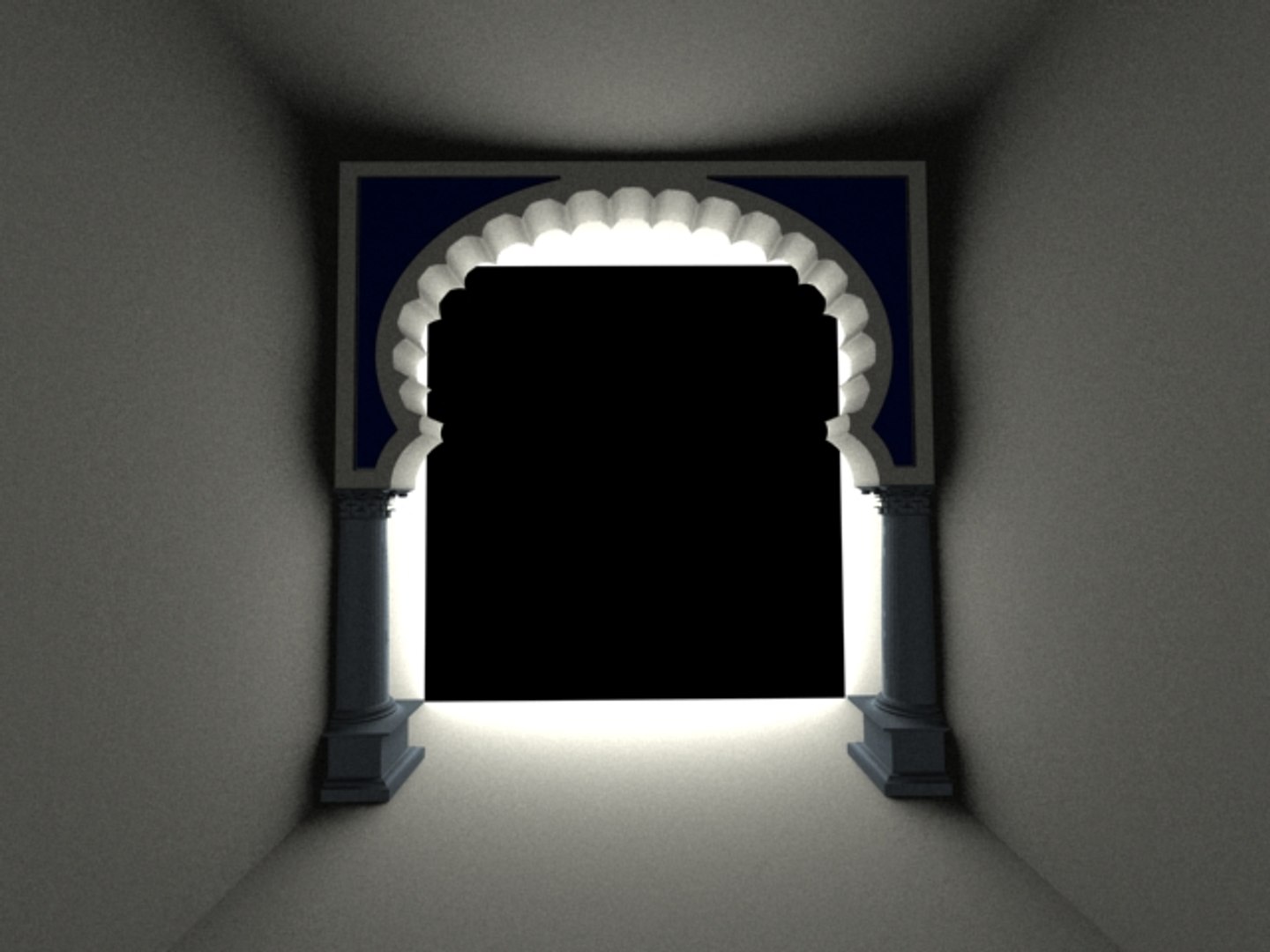 corridor divider 3d model