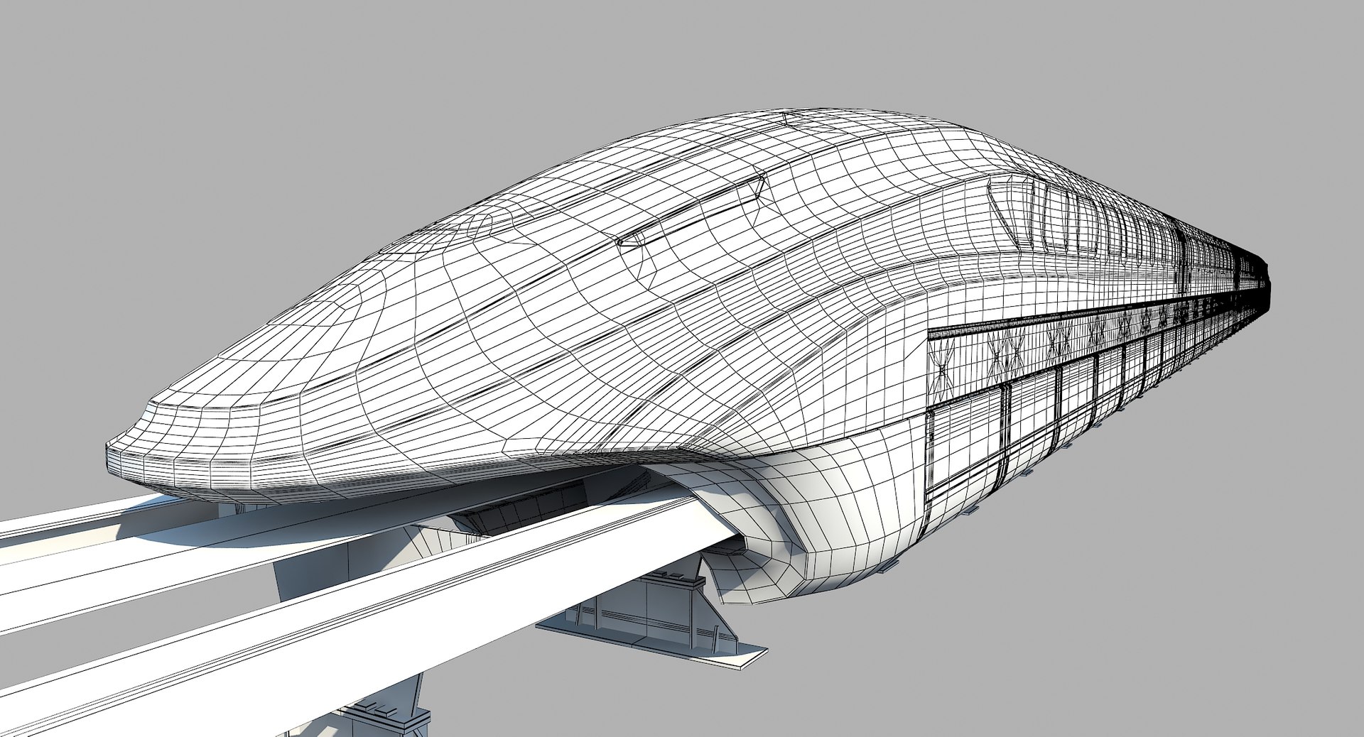 Shanghai Maglev Train Model - TurboSquid 1429472