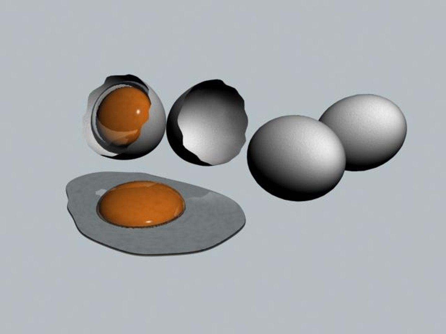- eggs 3d model