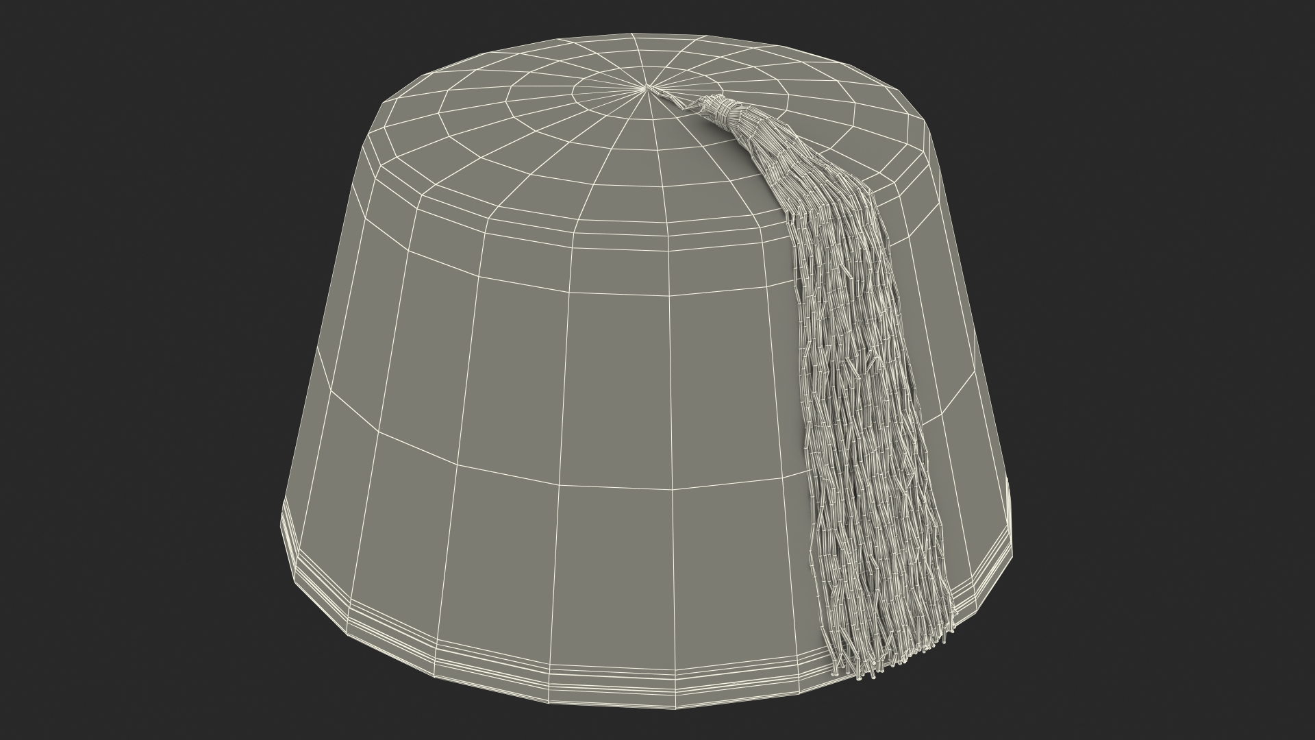 3D Model Traditional Arabic Yellow Fez - TurboSquid 1682080