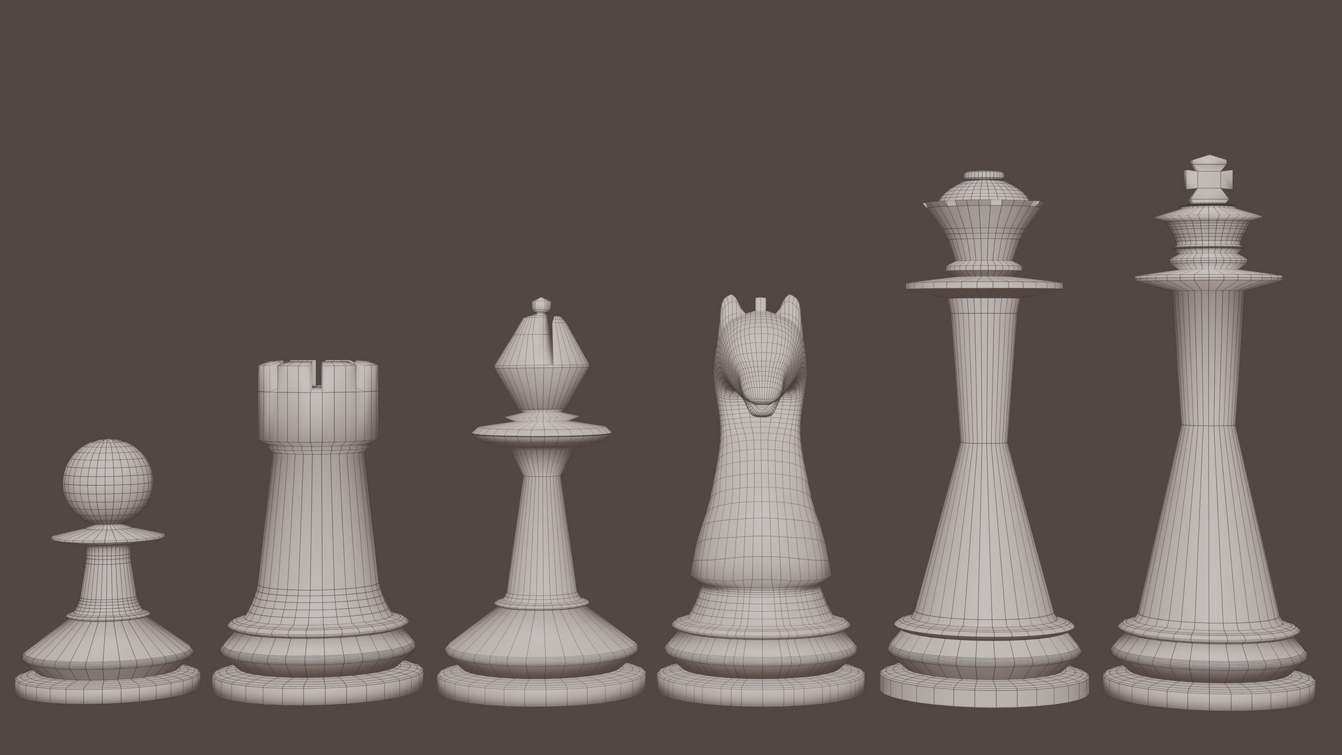 3D Model Chess Set - TurboSquid 2011820