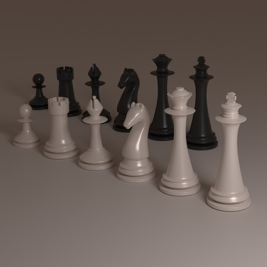 3D Model Chess Set - TurboSquid 2011820