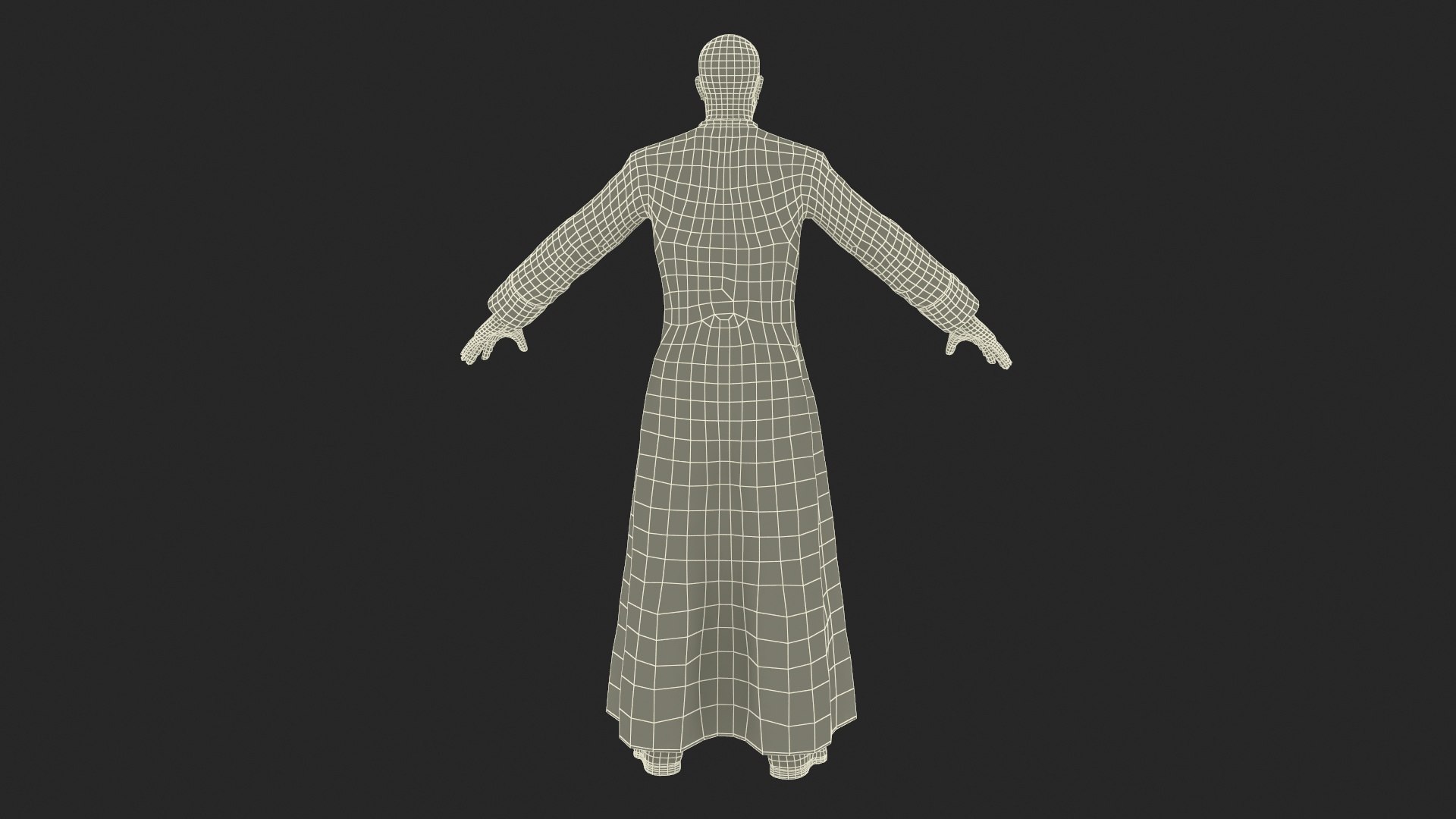 3D Catholic Priest A-Pose - TurboSquid 2320890